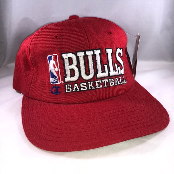 Champion | Accessories | Vintage Champion Chicago Bulls Snapback Hat ...
